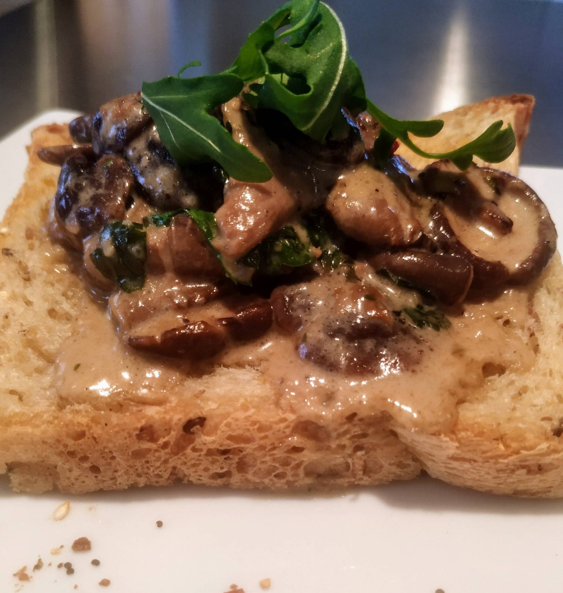 Toast VIP aux champignons - Marie-Krystel Gendron